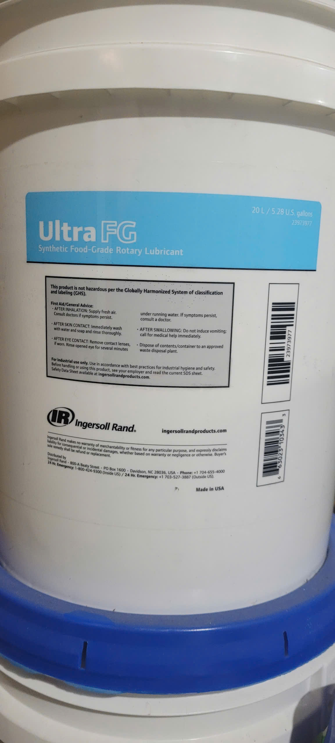 Ultra FG – Chế Phẩm Làm Mát Chống Đông Food-Grade/ Thùng 20L – Máy nén ...